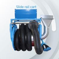 China Industrial Exhaust Sliding Rail Trolley with High Temperature Resistance Multiple Hose Diameters and Semi-Automatic Function for sale
