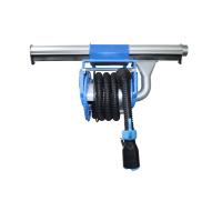 China Industrial Exhaust Sliding Rail Trolley with High Temperature Resistance Multiple Hose Diameters and Semi-Automatic Function for sale
