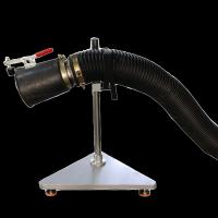 China 100mm  125mm Gasoline Vehicle Exhaust Extraction Portable Exhaust Extractor Support for sale