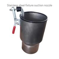 China Stainless Steel  Clamp'S Circular Exhaust Nozzle 110 Deg Rubber Exhaust Nozzle for sale
