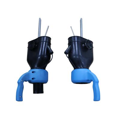 China 76mm Horizontal Handle Flat Rubber BMW Multi Function  Exhaust Nozzle for sale