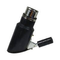 China 1.5 Kg Rubber Dust Extraction Nozzle Exhaust Gas Extraction Nozzle Extractor Angled Handle for sale