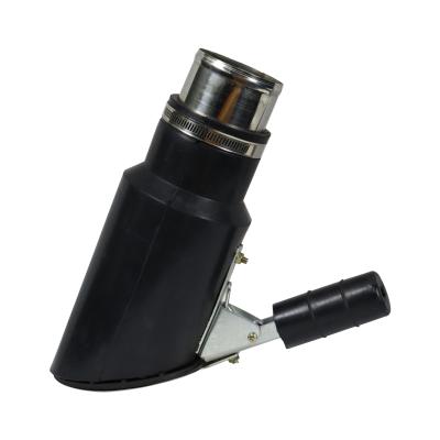 China 1.5 Kg Rubber Dust Extraction Nozzle Exhaust Gas Extraction Nozzle Extractor Angled Handle for sale