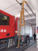 China Intelligent Stainless Steel Rail Fire Truck Exhaust Removal System with Auto Tracking for sale