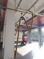 China NFPA Compliant Automatic Sliding Rail Fire Truck Exhaust Removal System for Stations for sale