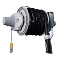 China Electric Exhaust Hose Reel High Temperature Retractable Vehicle Fume Extraction System for sale