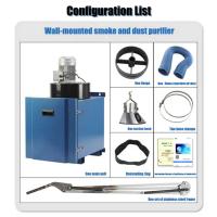 China Compact Wall-Mounted Welding Fume Machine with Activated Carbon Filter and Wireless Remote for Small Workstations for sale