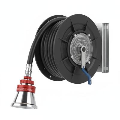 China Tool Free Quick Connect Spring Hose Reel 102mm Rapid Nozzle Attachment Exhaust Extraction System for sale