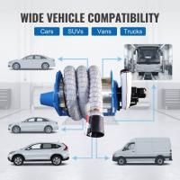 China Semi-Automatic Hydraulic Electric Exhaust Hose Reel with High-Temperature Resistant Hose and Durable Industrial Build for sale