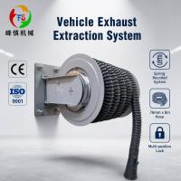 China Truck Mounted Spring Hose Reel Crush Resistant Gas Extraction Recoil Hose Reel for sale