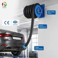 China Truck Mounted Spring Hose Reel Crush Resistant Gas Extraction Recoil Hose Reel for sale