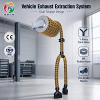 China Truck Mounted Spring Hose Reel Crush Resistant Gas Extraction Recoil Hose Reel for sale