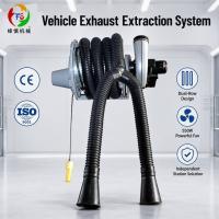 China Electric Exhaust Hose Reel High Temperature Retractable Vehicle Fume Extraction System for sale
