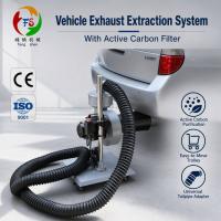 China Trolley Gasoline Vehicle Exhaust Extraction WIth Filter Mobile Smoke Fume Removal System for sale