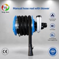 China Exhaust Hose Reel Made In Italy Flat Nozzle Ergonomic Handle Wall Bracket for sale
