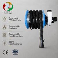 China Exhaust Hose Reel Made In Italy Flat Nozzle Ergonomic Handle Wall Bracket for sale