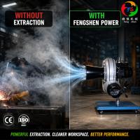 China High Pressure Centrifugal Fan Adjustable Height Stainless Column Mobile Blower for sale