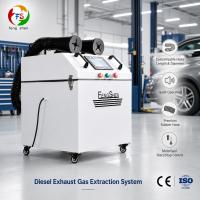 China Digital Dual Arm Fume Extractor Temperature Control LCD Screen Workshop for sale
