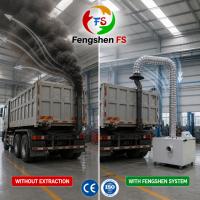 China Diesel Exhaust Extraction System Telescopic Support Tractor Truck Workshop for sale