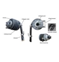 China Auto Motorized Hose Reel Garage Equipment PPS Fiberglass Housing For Workshop 4s Store for sale