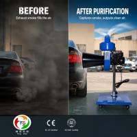China Activated Carbon Mobile Cart Height Adjustable Exhaust Extraction 200C Workshop for sale