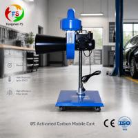 China Activated Carbon Mobile Cart Height Adjustable Exhaust Extraction 200C Workshop for sale