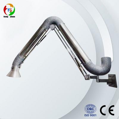 China External Frame Welding Fume Arm, Stainless Steel Hood, 80°C Rated for sale