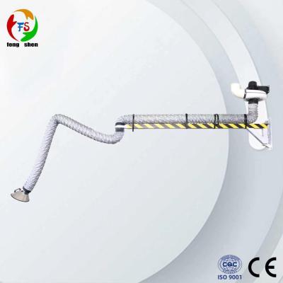 China Welding Fume Arm for Welding Fume Extraction, 80°C Rated, 5m Hard Pipe for sale
