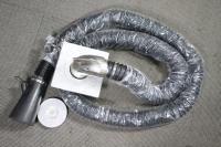 China Under On-floor System Simple Exhaust Extractor With 220°C Rubber Hose For Auto Repair Workshops for sale