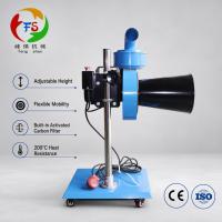 China Mobile Fume Extraction Cart Cone Nozzle Filter Inside Wheeled Base Garage for sale
