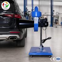 China Mobile Fume Extraction Cart Cone Nozzle Filter Inside Wheeled Base Garage for sale