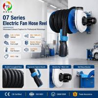China CE Fume Extraction System Workshop Equipment 76mm With Blower Vehicle Exhaust Extraction System for sale