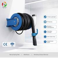 China CE Fume Extraction System Workshop Equipment 76mm With Blower Vehicle Exhaust Extraction System for sale