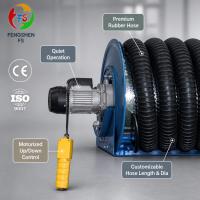 China Wall Mounted Hose Reel Premium Rubber Quiet Operation Manual Up Down Control for sale