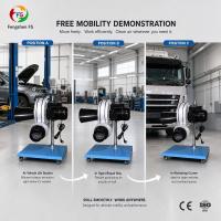 China 06 Mobile Exhaust Blower 0.75kW 1.1kW Free Movement Blue Base Casters Workshop for sale