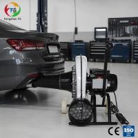 China Mobile Exhaust Extractor 04 White Volute Housing Push Handle 0.55kW Wheels for sale