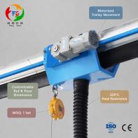 China Motorized Rail Trolley Gear Rack Drive Spring Balancer Hose Channel Workshop for sale