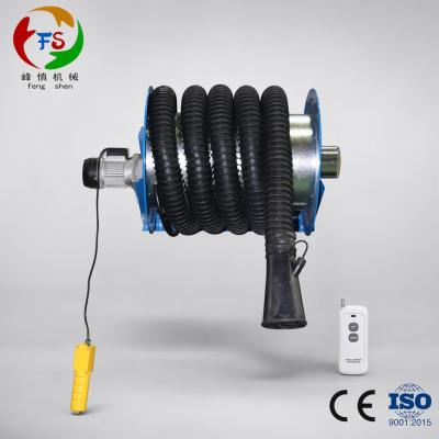 China Geared Motor Hose Reel Dual Wired Wireless Control 200C Stainless Drum Flange for sale