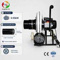 China Dual Inlet Exhaust Extractor Air Damper Two Intake Modes Twin Pipes Trolley for sale