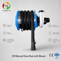 China Manual Rewind Hose Reel Chrome Trim Ring Perforated Steel Disc Workshop for sale