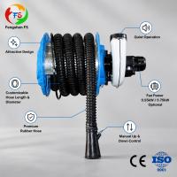 China Manual Rewind Hose Reel Chrome Trim Ring Perforated Steel Disc Workshop for sale