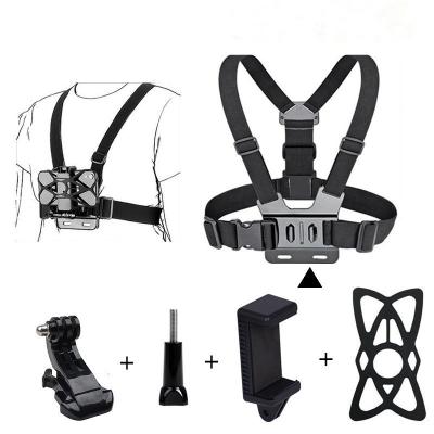 China Adjustable Elastic Chest Strap Mount for GoPro Hero 1-9 Surfing Skiing Harness 40-100cm for sale