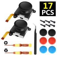China 34 in 1 Replacement Thumb Stick Repair Kit for Nintendo Switch 3D Joystick Analog Sticks NS Lite Controller for sale