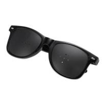 China Anti Myopia Astigmatism Pinhole Glasses 25g Black PVC Eyesight Improvement for Men Women for sale