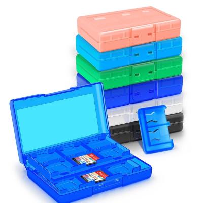 China Wholesale 24 Slot Game Card Case Holder Portable Storage Box for NS Lite Hard Shell Protective Cover for sale