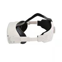 China Adjustable Head Strap for Oculus Quest 2 VR Headset with Cushion ABS White 100pcs MOQ for sale