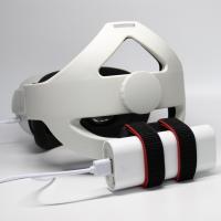 China Oculus Quest 2 Battery Strap Adjustable Fixed VR Headset Strap 5000mAh Power Bank Holder for sale