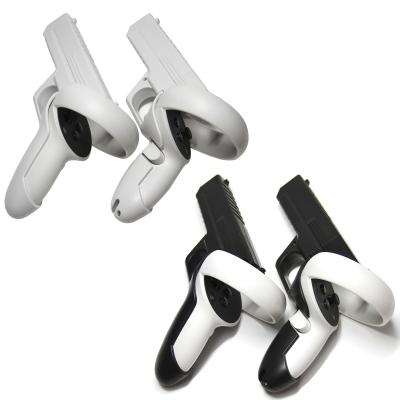 China Shooting Grip Handle for Oculus Quest 2 Touch Controllers ABS 180g VR Gaming Accessories for sale