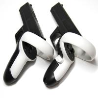 China Shooting Grip Handle for Oculus Quest 2 Touch Controllers ABS 180g VR Gaming Accessories for sale