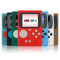 China Retro Video Game Console 198 in 1 Handheld Portable Pocket Player 2.8 Inch Screen for Kids Gift for sale